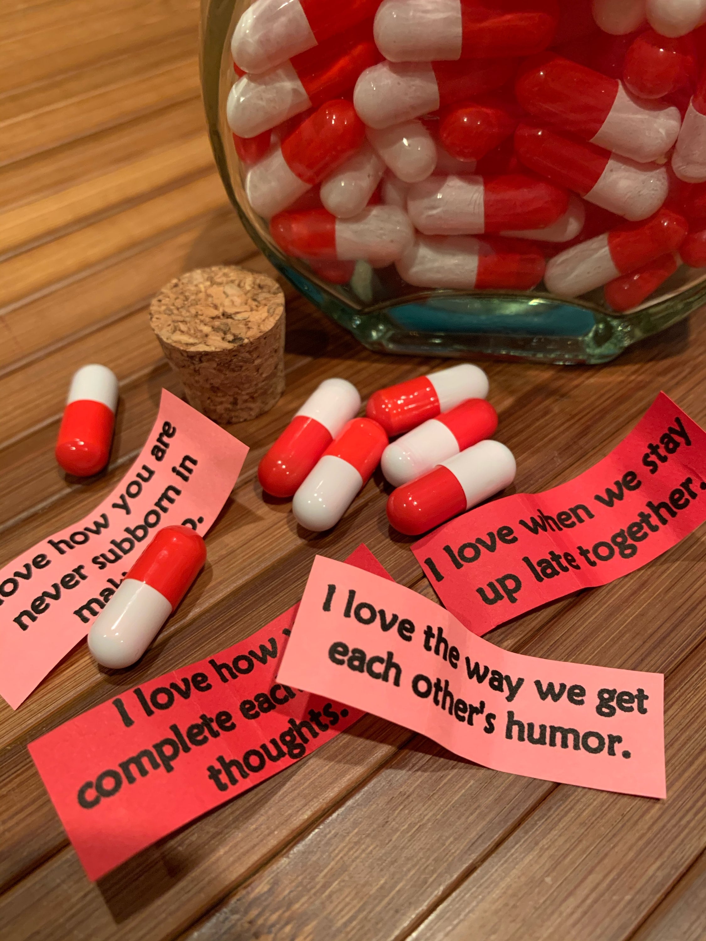 Personalized Love Pills, Secret Love Messages, 100 Reasons I Love You ...