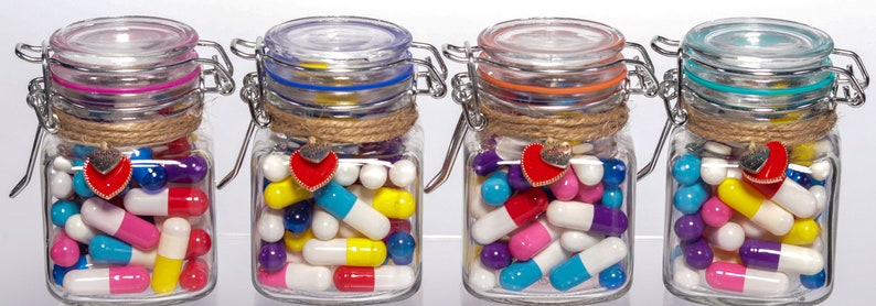 50 Messages in A Bottle/ A Daily Dose/ Capsules for Friendship, Love ...