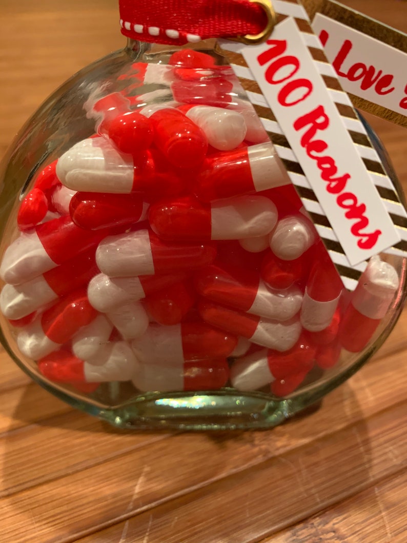 Personalized Love Pills, Secret Love Messages, 100 Reasons I Love You ...