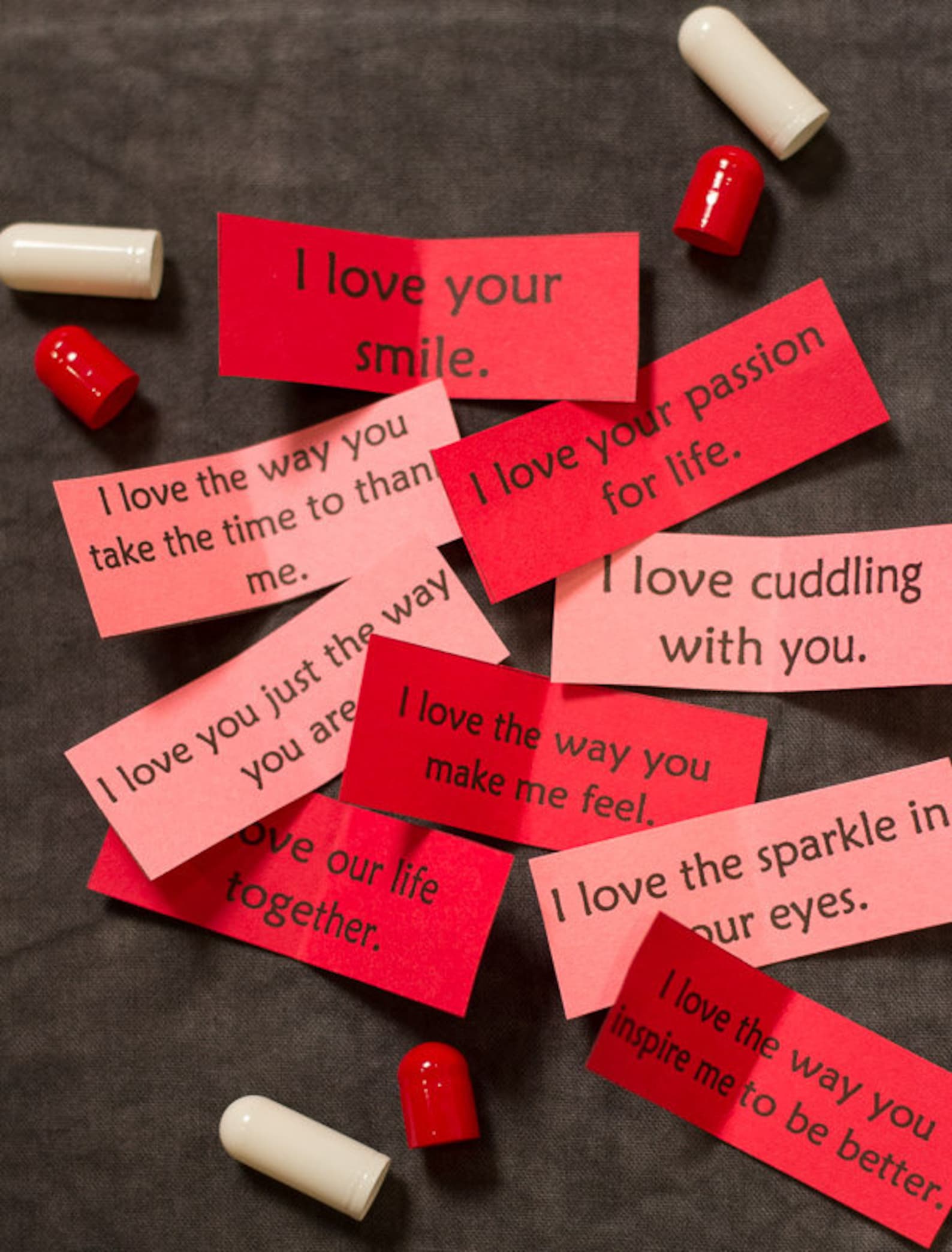 Personalized Love Pills, Secret Love Messages, 100 Reasons I Love You ...