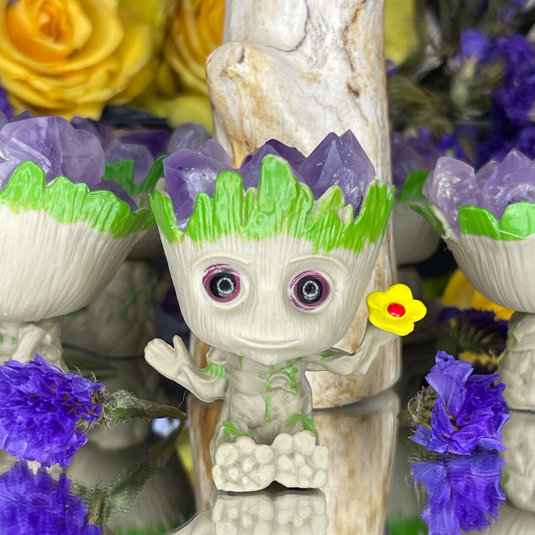 Baby Groot Amethyst - Etsy