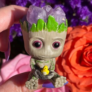 Baby Groot Amethyst - Etsy