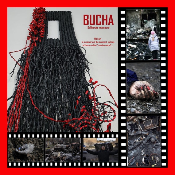 Bucha. Deliberate Massacre. Wall Art in a Memory of the - Etsy