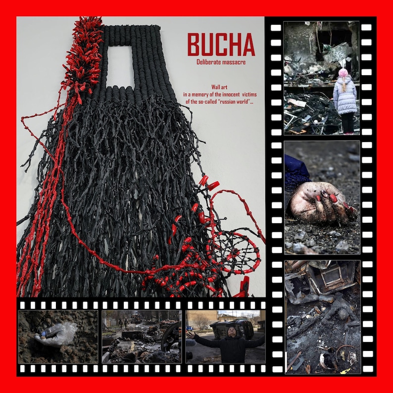 Bucha. Deliberate Massacre. Wall Art in a Memory of the - Etsy