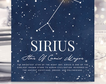 Star Celestial Table Numbers Starry Night Galaxy Astronomy | Etsy