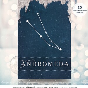 Constellation Star Celestial Table Numbers Galaxy Astronomy - Etsy