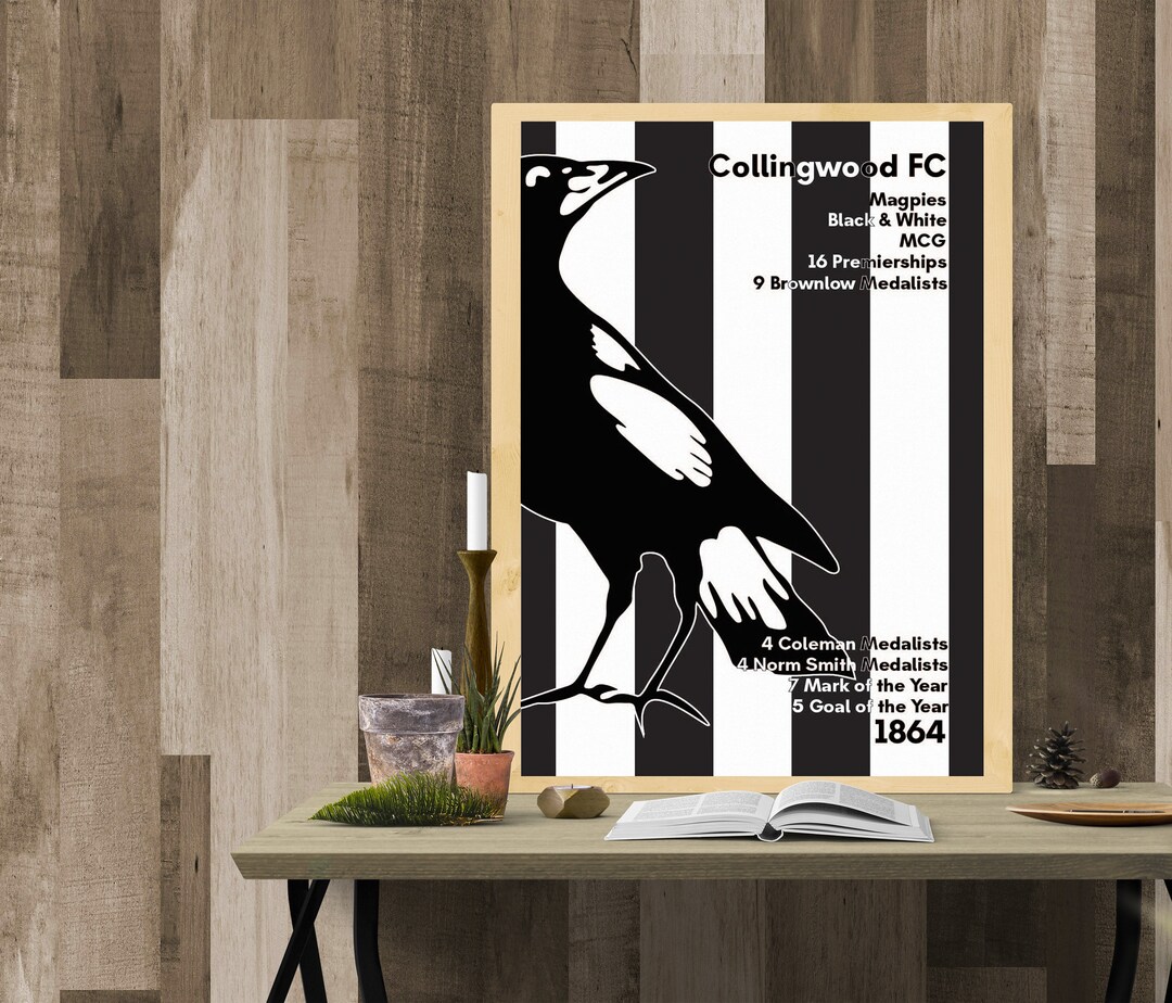 Collingwood FC Poster: A3 Printable Wall Art (digital Download) - Etsy