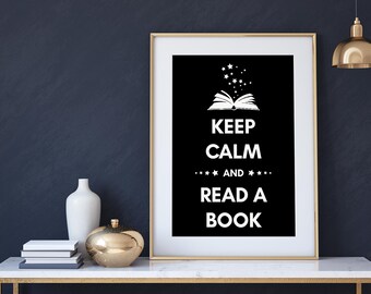 Keep Calm and Read - Etsy