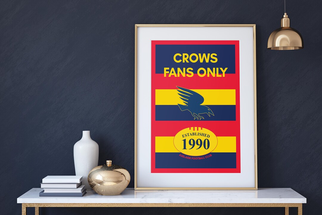 Crows Fans Only A3 Poster: Modern Art (printable) - Etsy