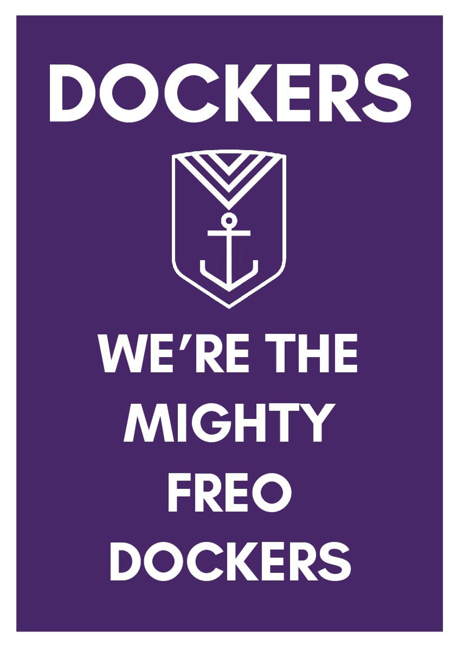 Dockers Team Song A3 Printable Poster, Wall Art, Printables Poster ...