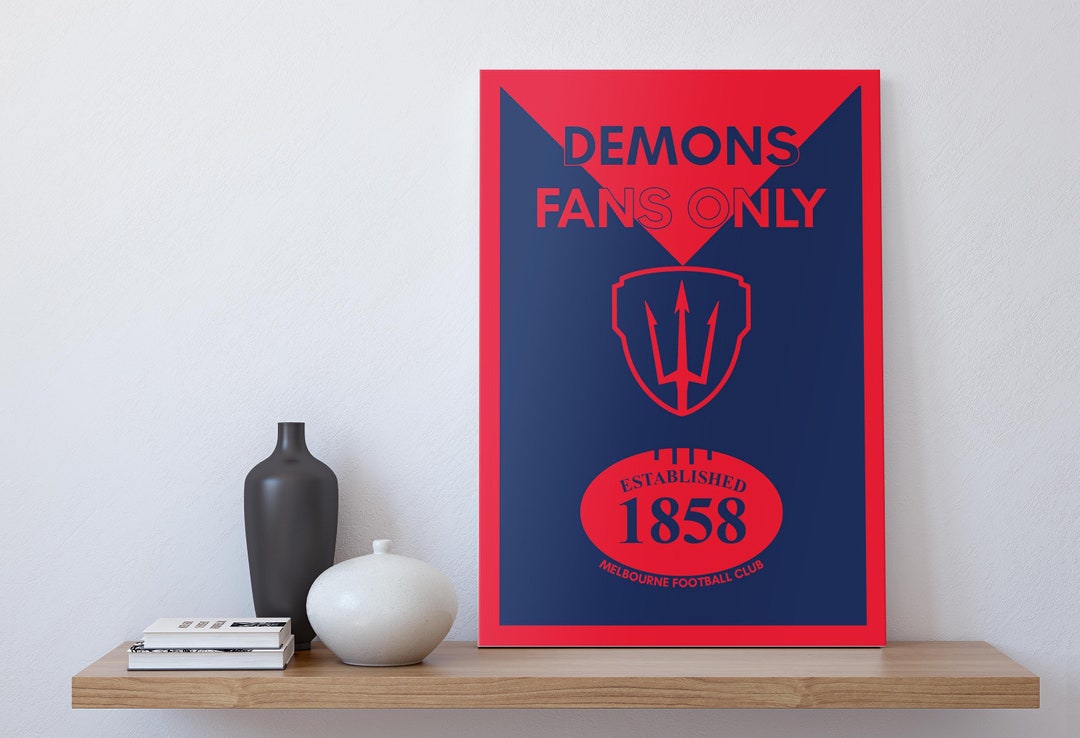 Demons Fans Only A3 Printable Poster, Wall Art, Printables Poster ...