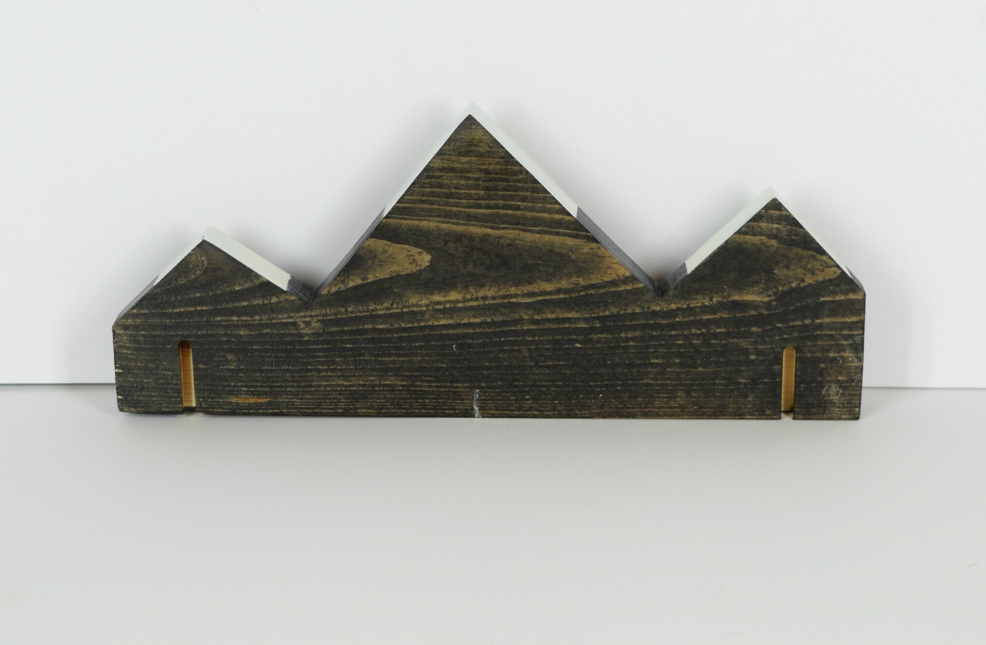 Mountain View Key Rack Entryway Key Holder Stained Snow - Etsy