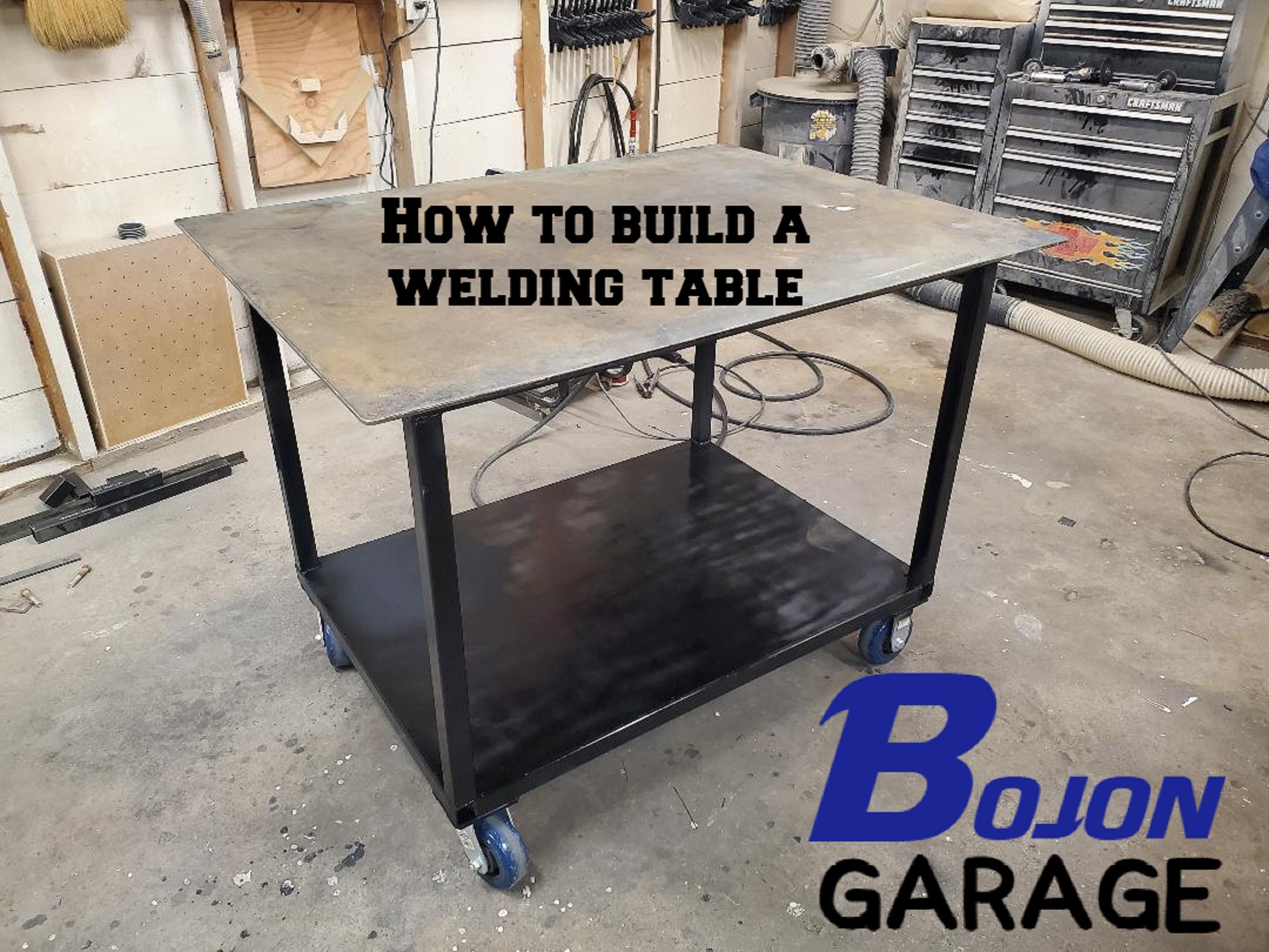 How to Build a Welding Table Basic Metal Project Good for Any Shop DIY Garage Instructions Steel Fabrication Fixture Assembly Plans Etsy UK