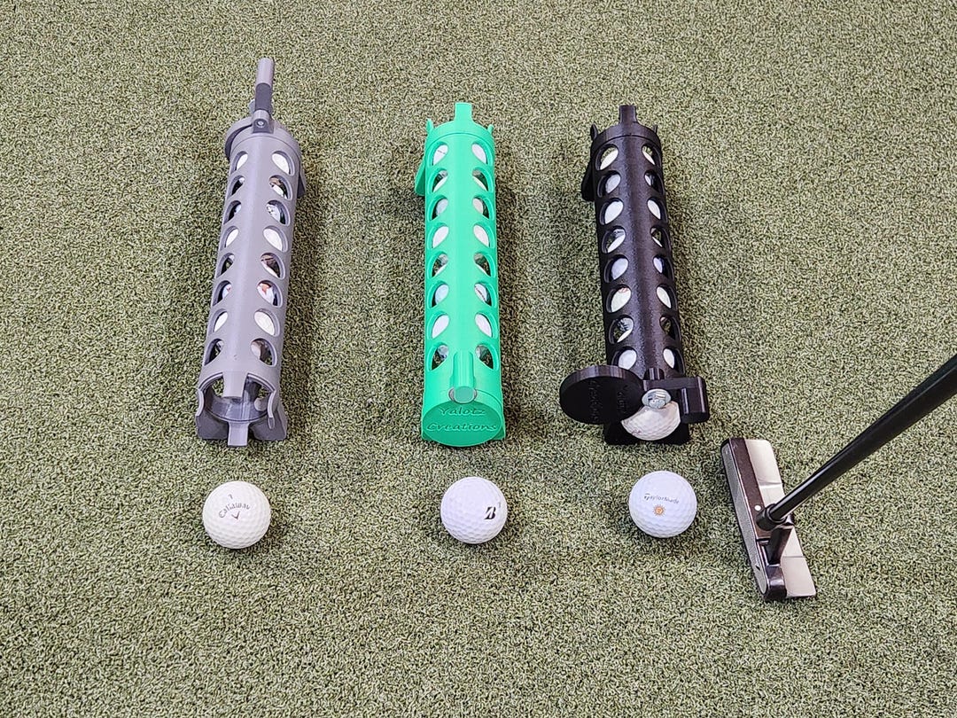 Golf Ball Retriever, Putting Green Dispenser Tube, Practice Mat ...