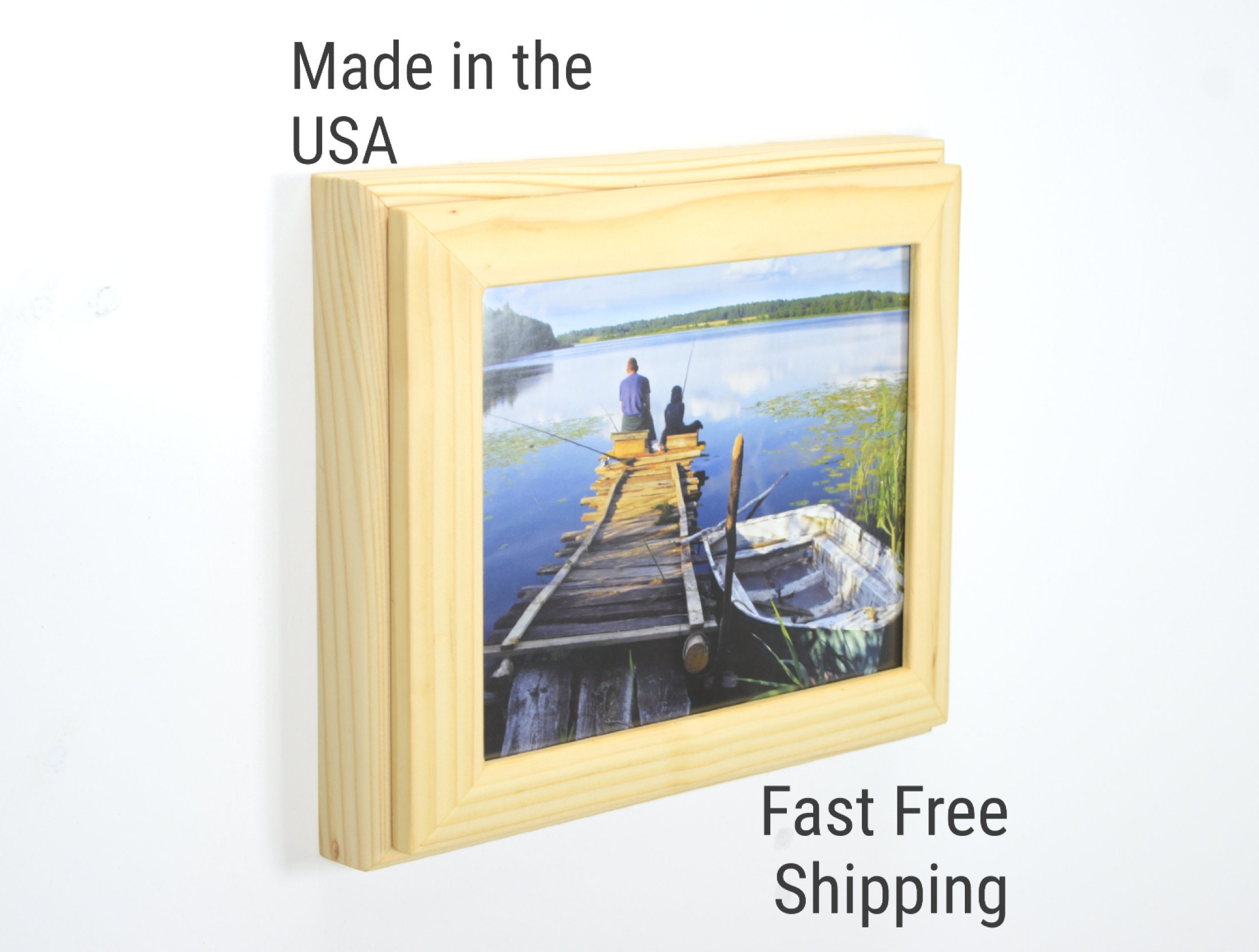 Concealment Picture Frame Case Self Defense Compartment - Etsy