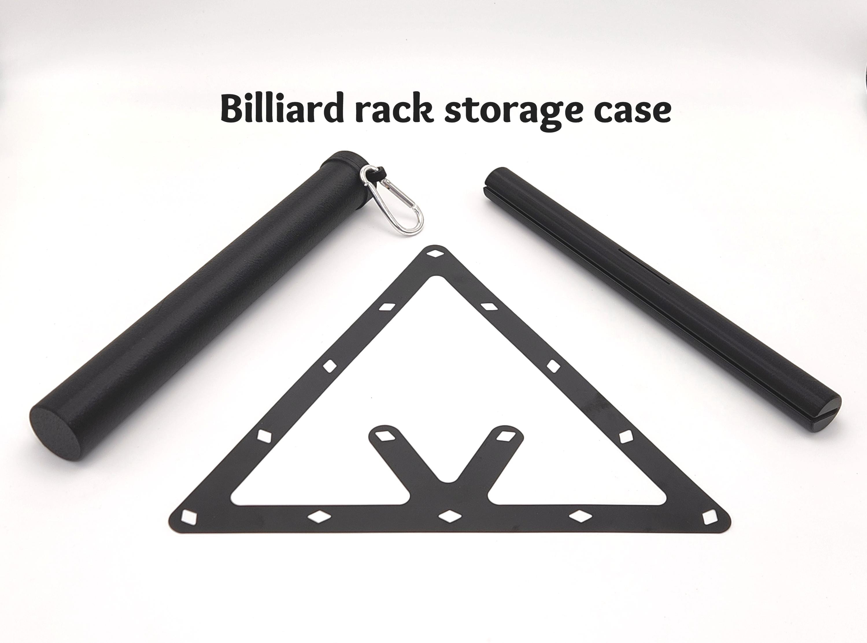 Flat Pool Rack Storage Case, Billiard Rack Travel Tube, Magic Perfect ...