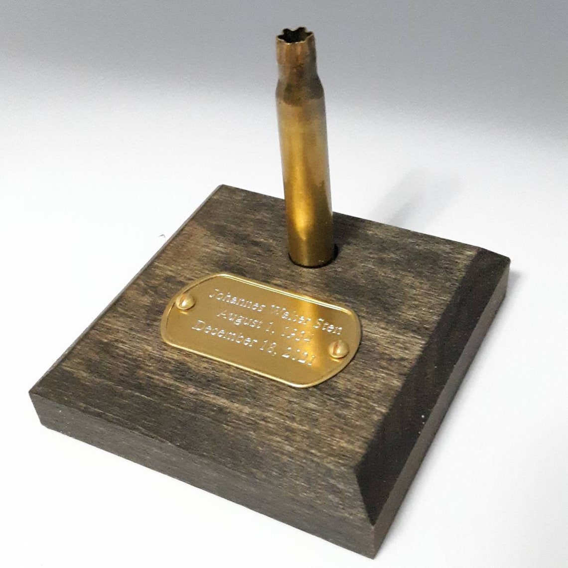 Three Volley Salute Memorial Shell Display Base - Etsy