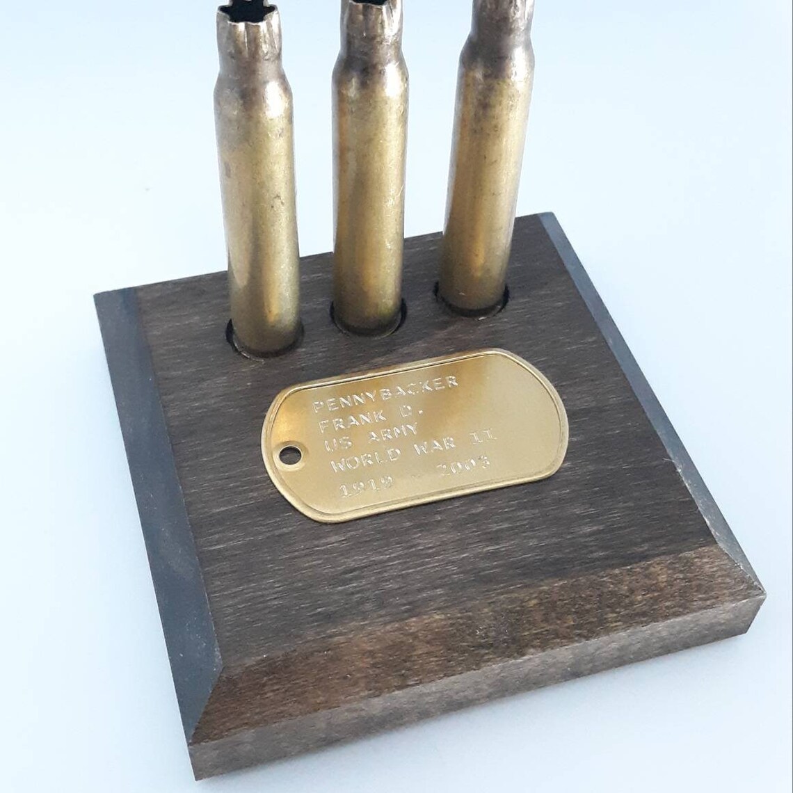 Three Volley Salute Memorial Shell Display Base - Etsy