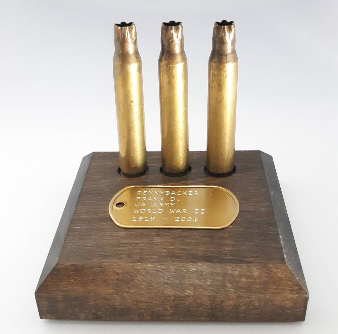 Three Volley Salute Memorial Shell Display Base - Etsy