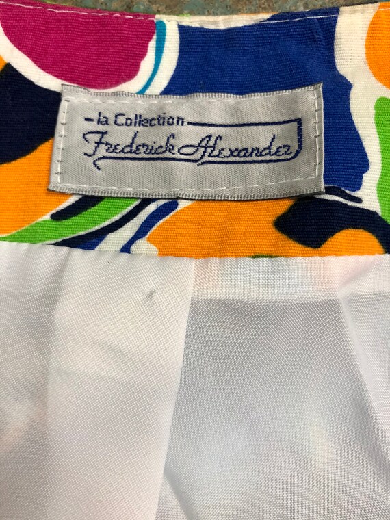 1980's 1990's Fredrick Alexander Art print blazer - Gem