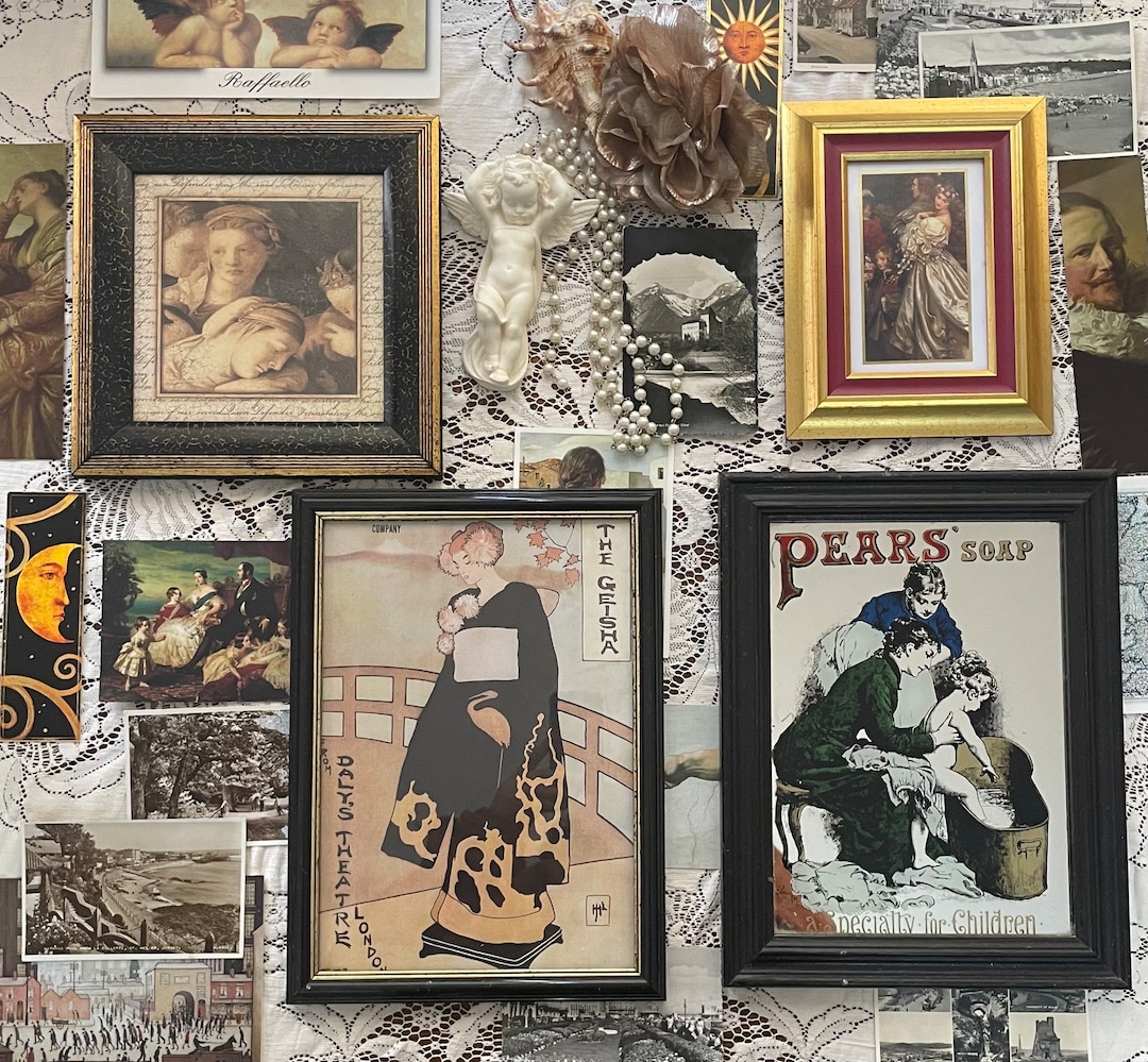 Vintage Framed Prints /pears Soap Mirror / Advertising Prints / Gallery ...