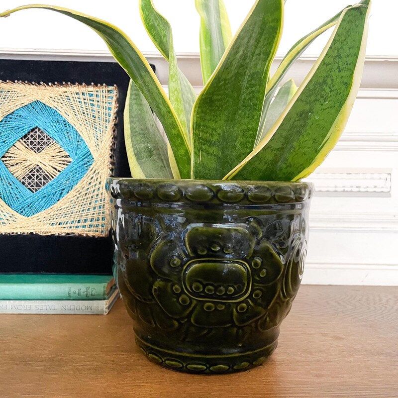 Vintage Plant Pot - Etsy UK