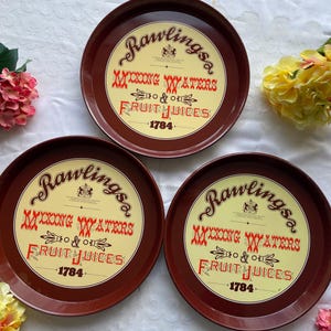 Vintage 1970s Flower Power Serving Tray: Retro Barware - Etsy UK