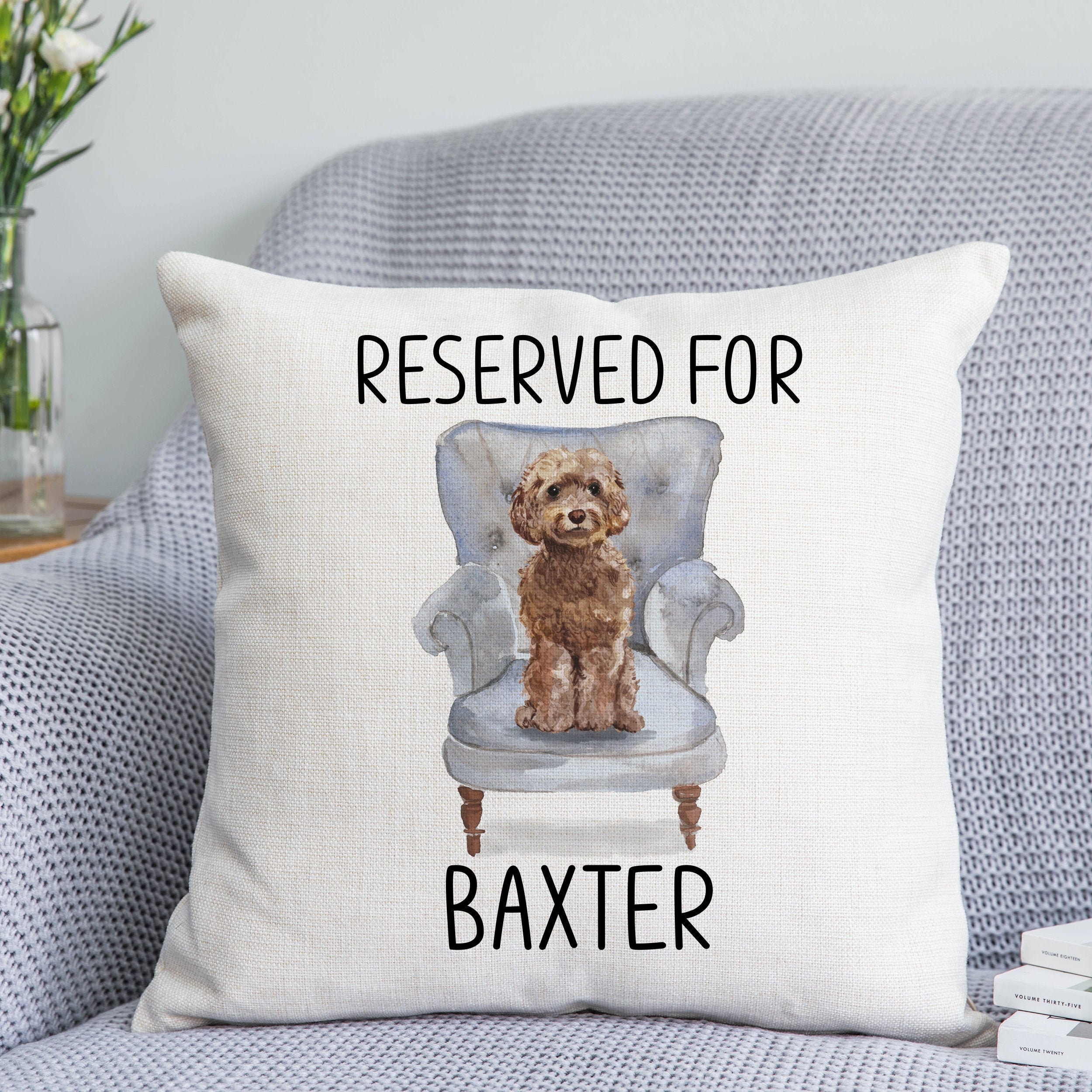 Cockapoo Cushion Dog Cushion Dog Related Gift Reserved - Etsy UK