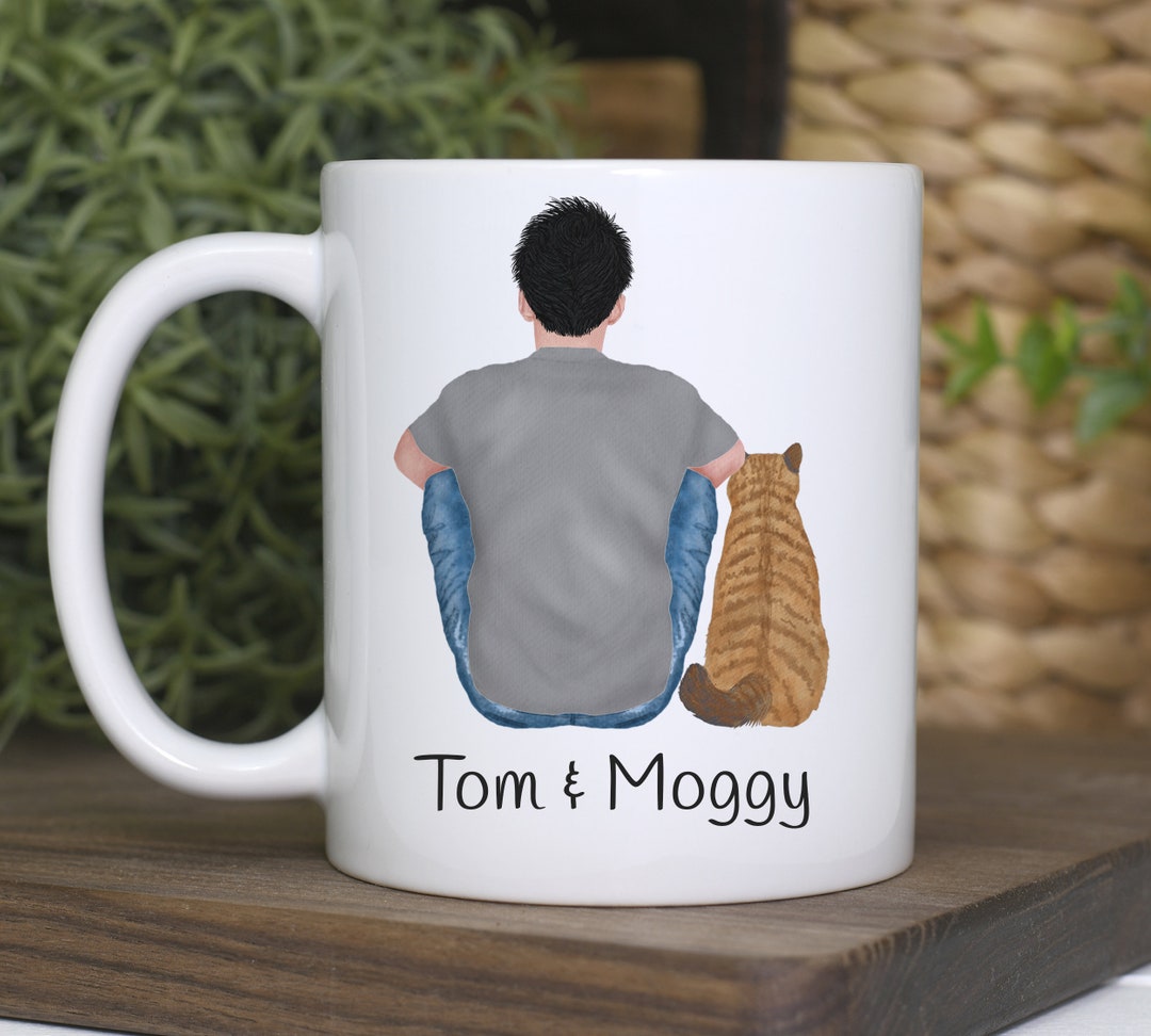Customisable Cat Dad Mug - Cat Mug - Custom Cat Mug - Cat Owner Gift ...