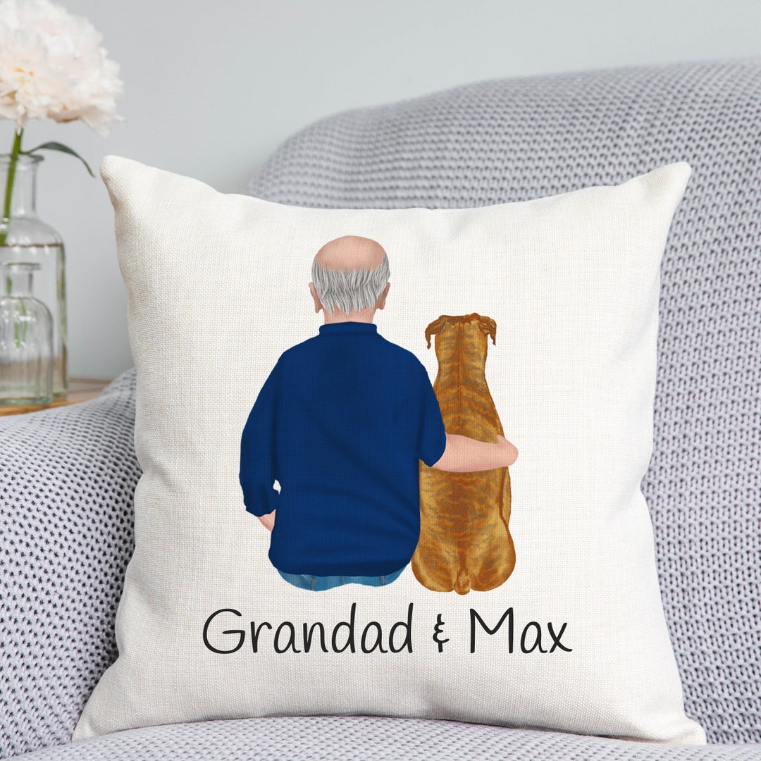 Customisable Dog Cushion - Dog Cushion - Custom Dog Cushion - Dog Owner ...