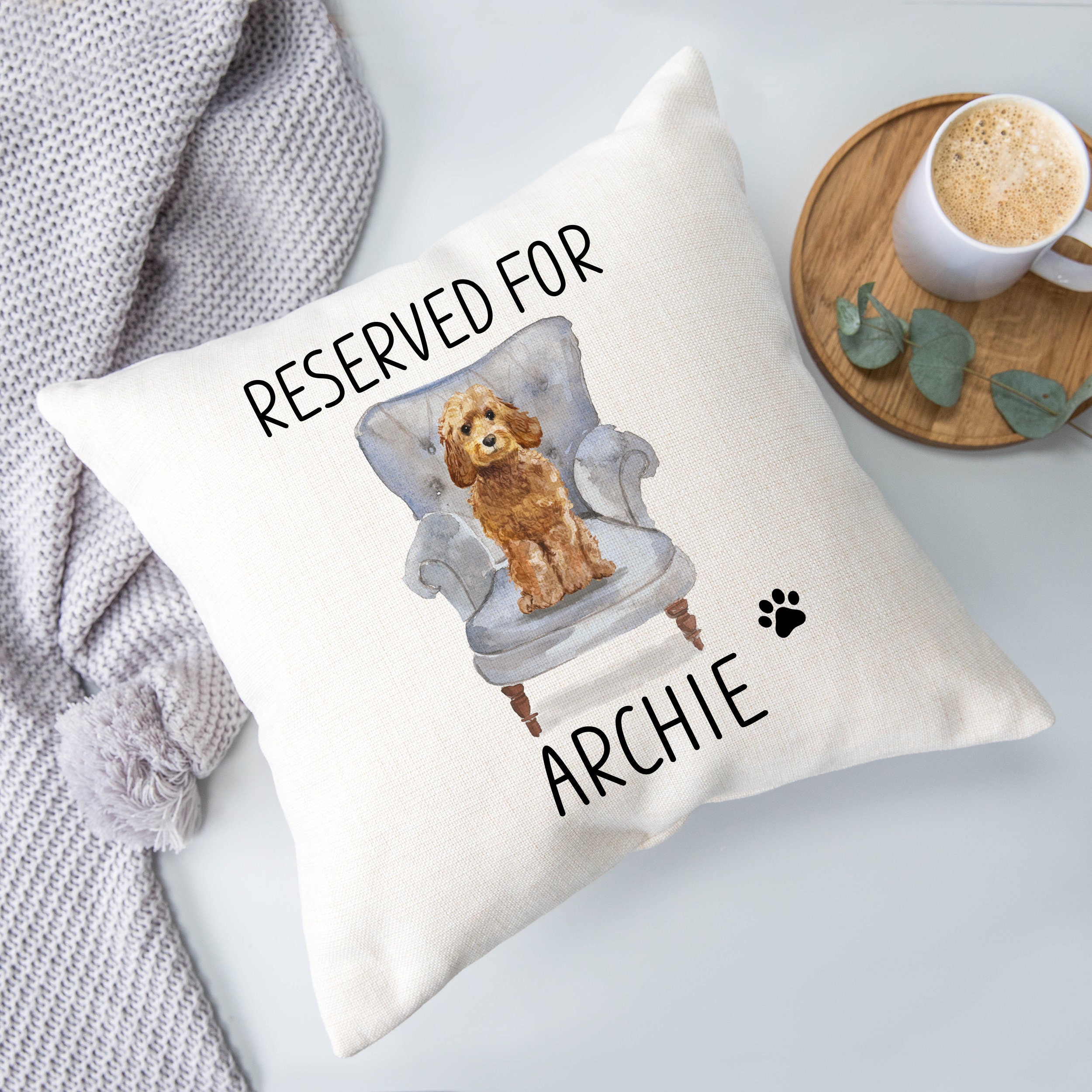 Cockapoo Cushion Dog Cushion Dog Related Gift Reserved | Etsy