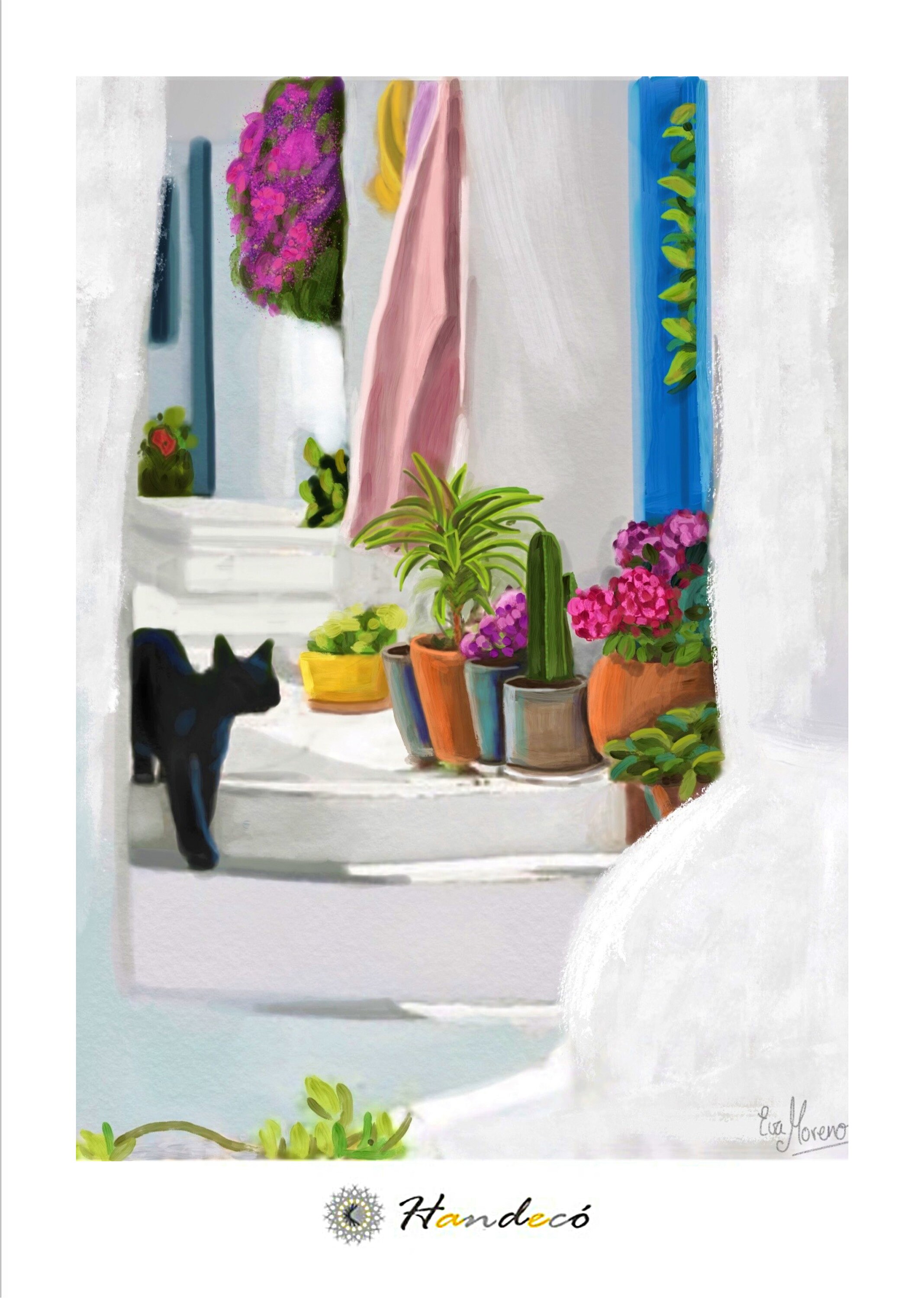 Set de 4 láminas azules DESCARGABLE. Arte de la Alhambra - Etsy México