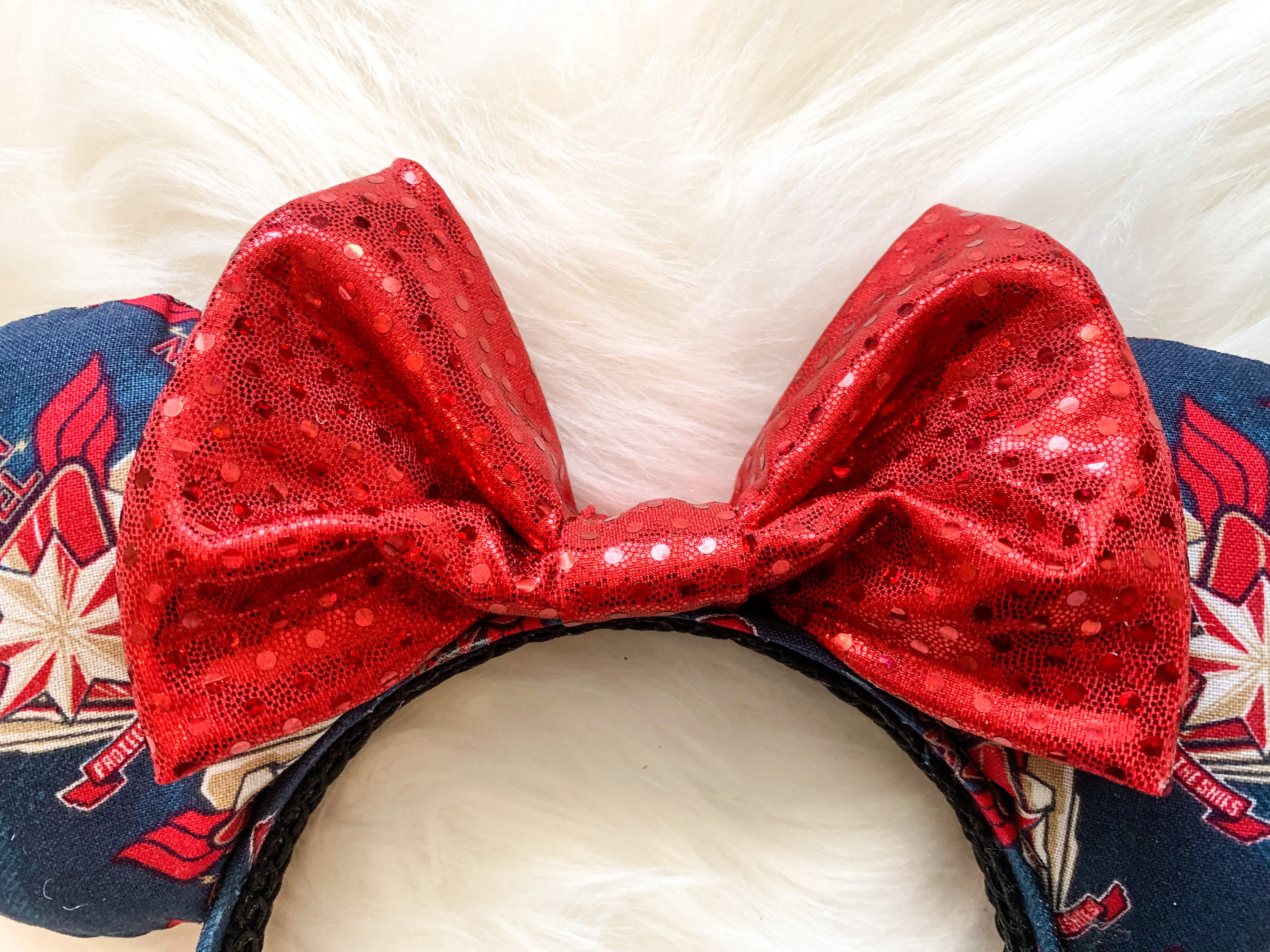Captain Marvel Mickey Ears Avengers Minnie Headband Disney - Etsy