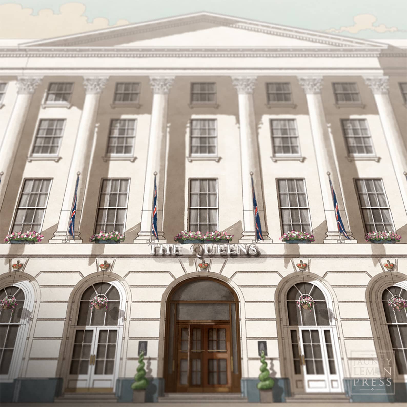 The Queen's Hotel Cheltenham - Etsy