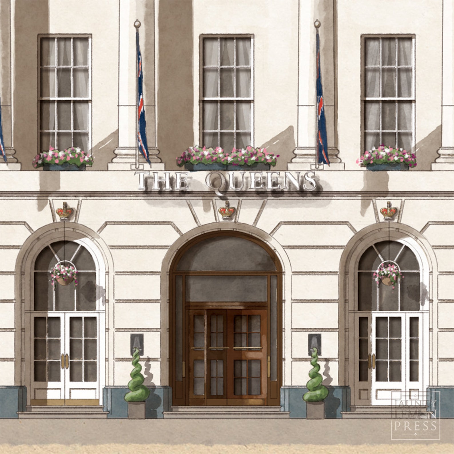 The Queen's Hotel Cheltenham - Etsy