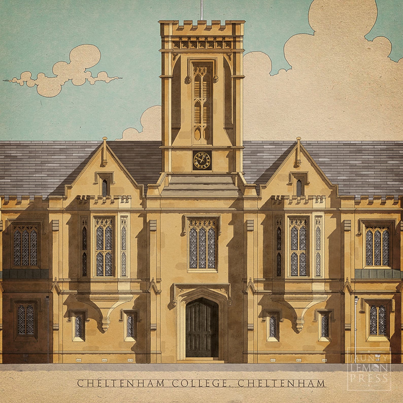 Cheltenham College Cheltenham - Etsy UK