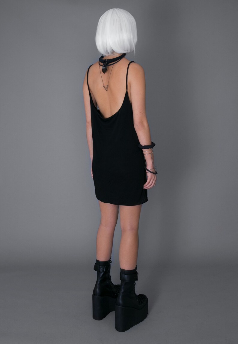 Strap Singlet Mini Dress Women's Dress Open Back Summer Top Fitted ...