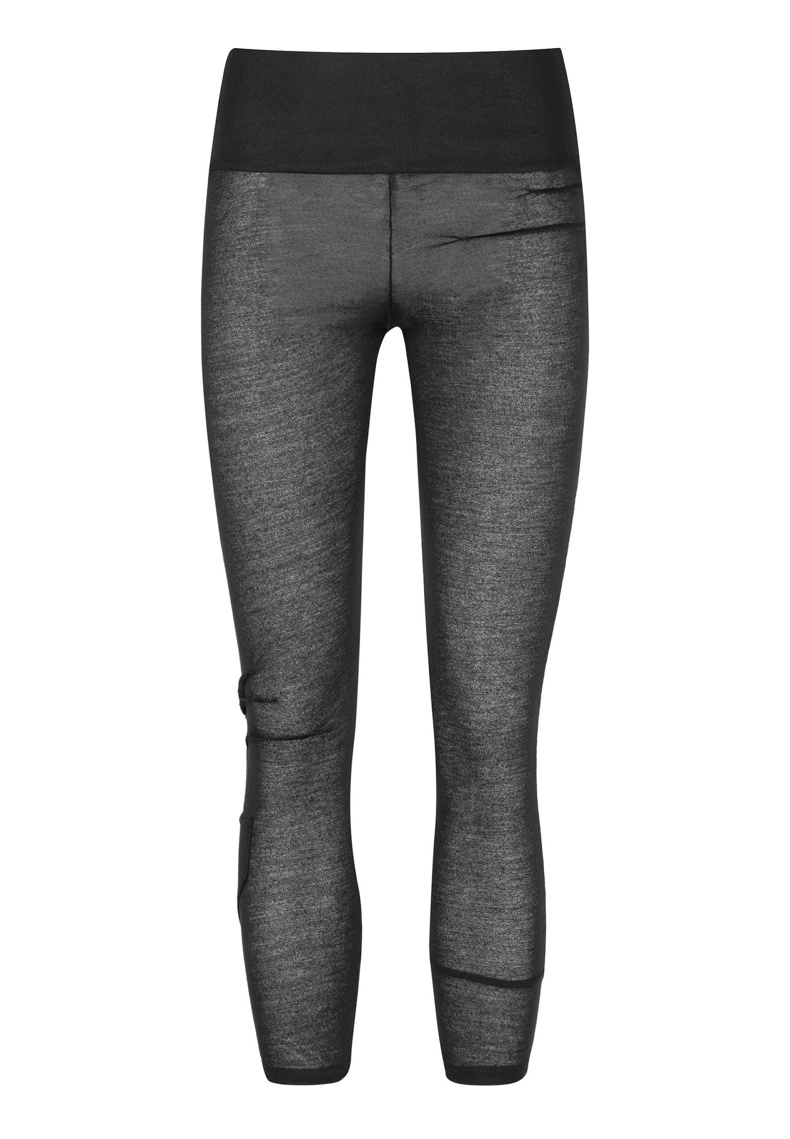 Transparent Black Leggings | Black Knit Leggings | Women's Urban ...
