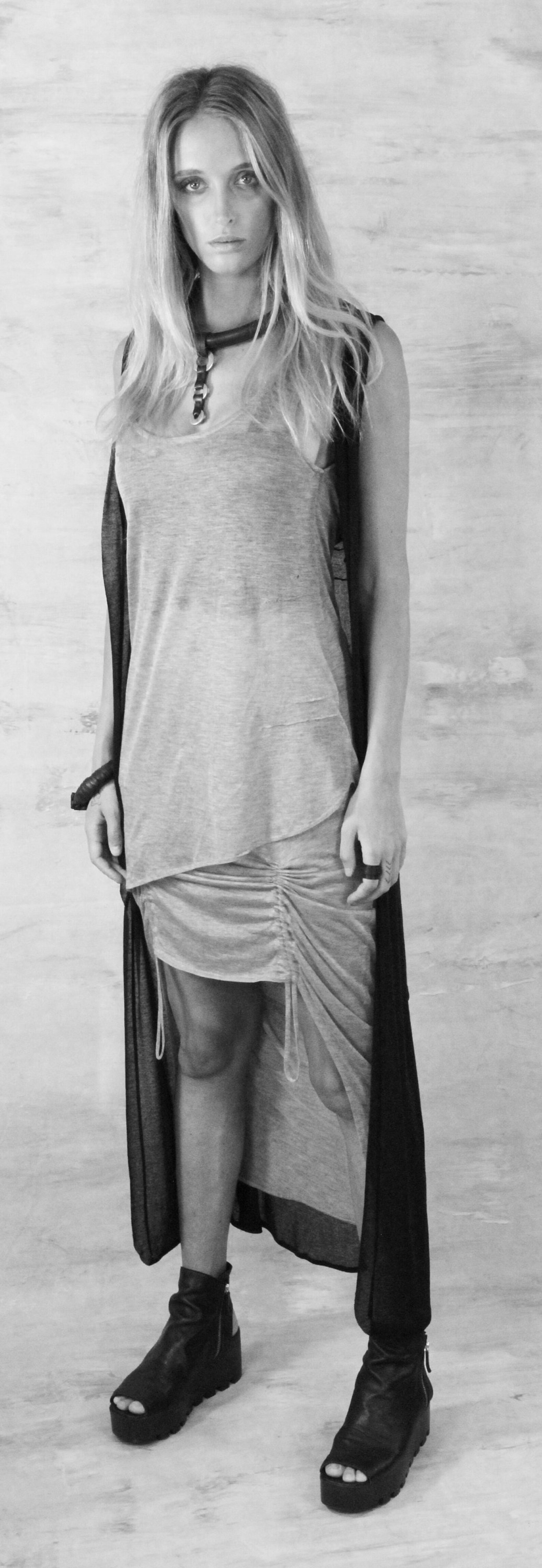 Women's Sheer Tank Top Open Back Singlet Asymmetrical Tank Layering ...