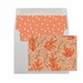 Leaf Design Greeting Card - Set of 4 - Etsy