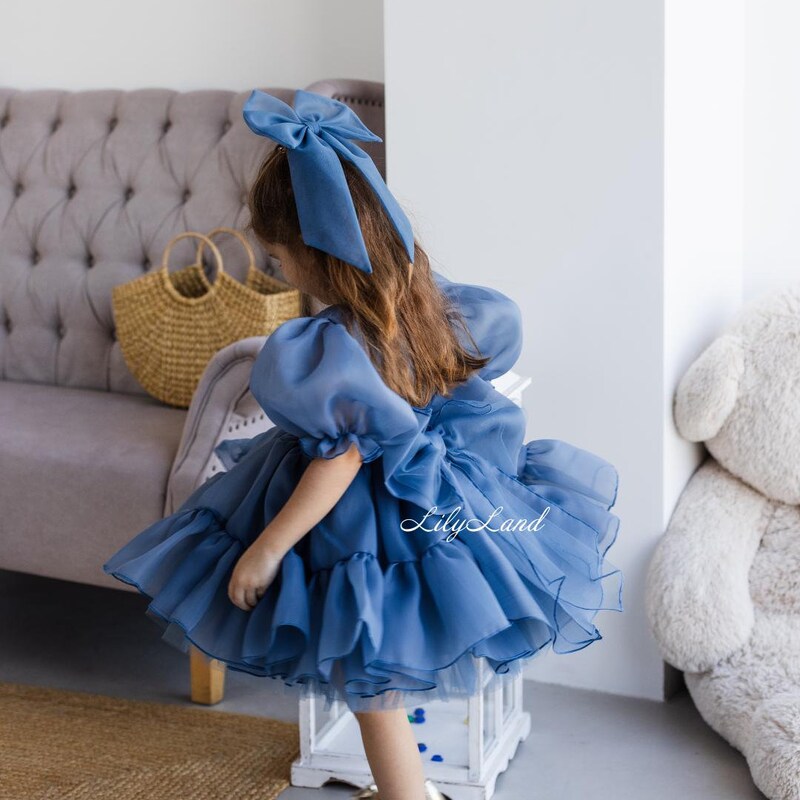 Navy Puffy Baby Dress - Etsy