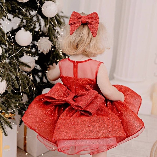 Red Baby Dress - Etsy