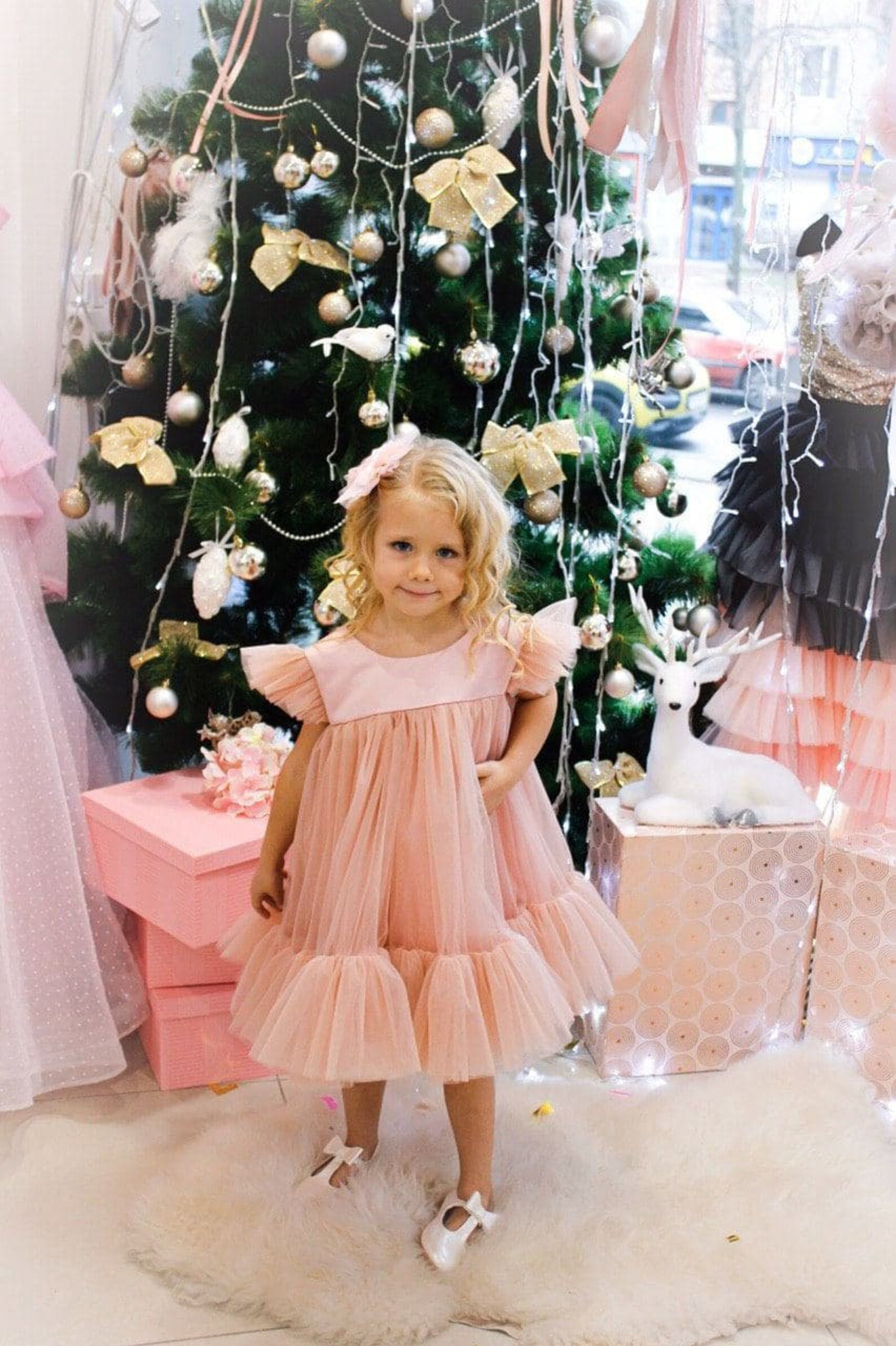 Summer Dress Dusty Rose Tutu Dress Toddler Baby Girls Princess Dress ...
