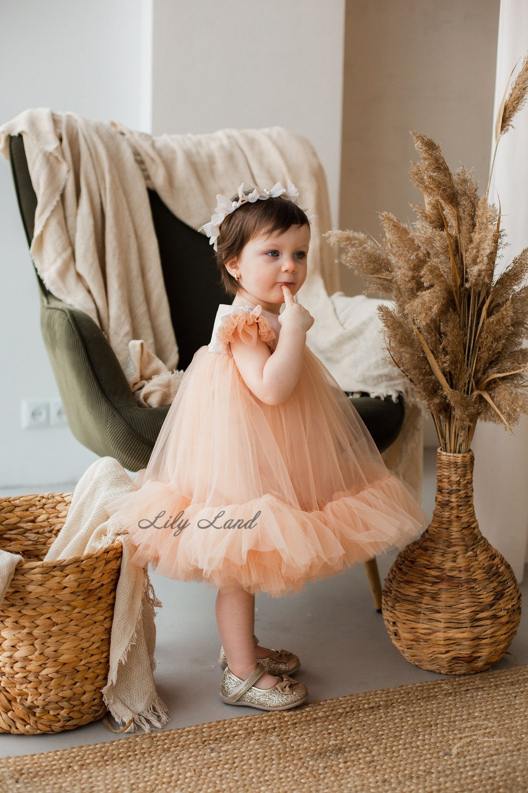 Tutu Short Puffy Birthday Outfit 1 Year Old, Photoshoot Girl Outfit ...