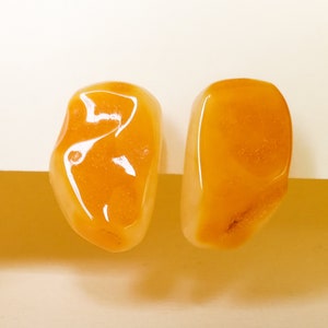 Natural Baltic Amber Bright Yellow Color Triangle Shape Post | Etsy