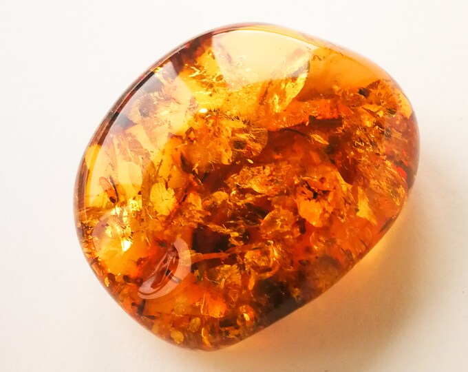 Wow royal cognac color amber memorabilia stone home decor | Etsy