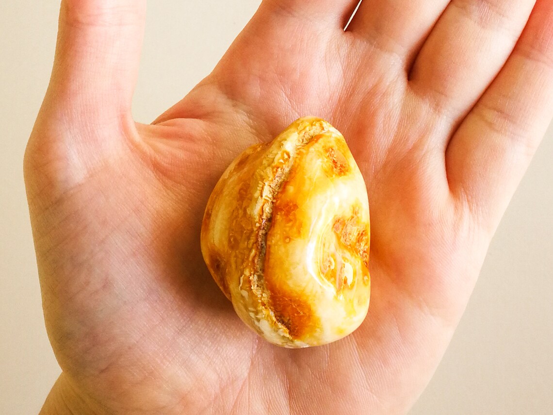 Baltic Amber Souvenir Stone Egg Shape Unique Shape Oval Amber - Etsy