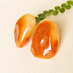 Natural Baltic Amber Bright Yellow Color Triangle Shape Post | Etsy