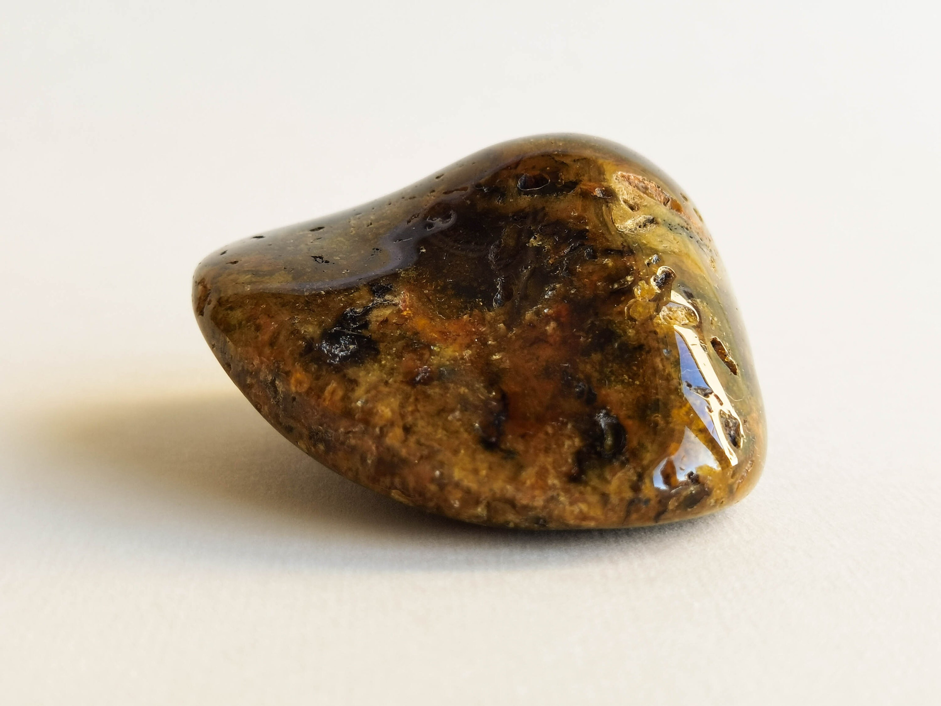 Full Natural Oval Shape Amber Souvenir Stone, Large Original Shape ...