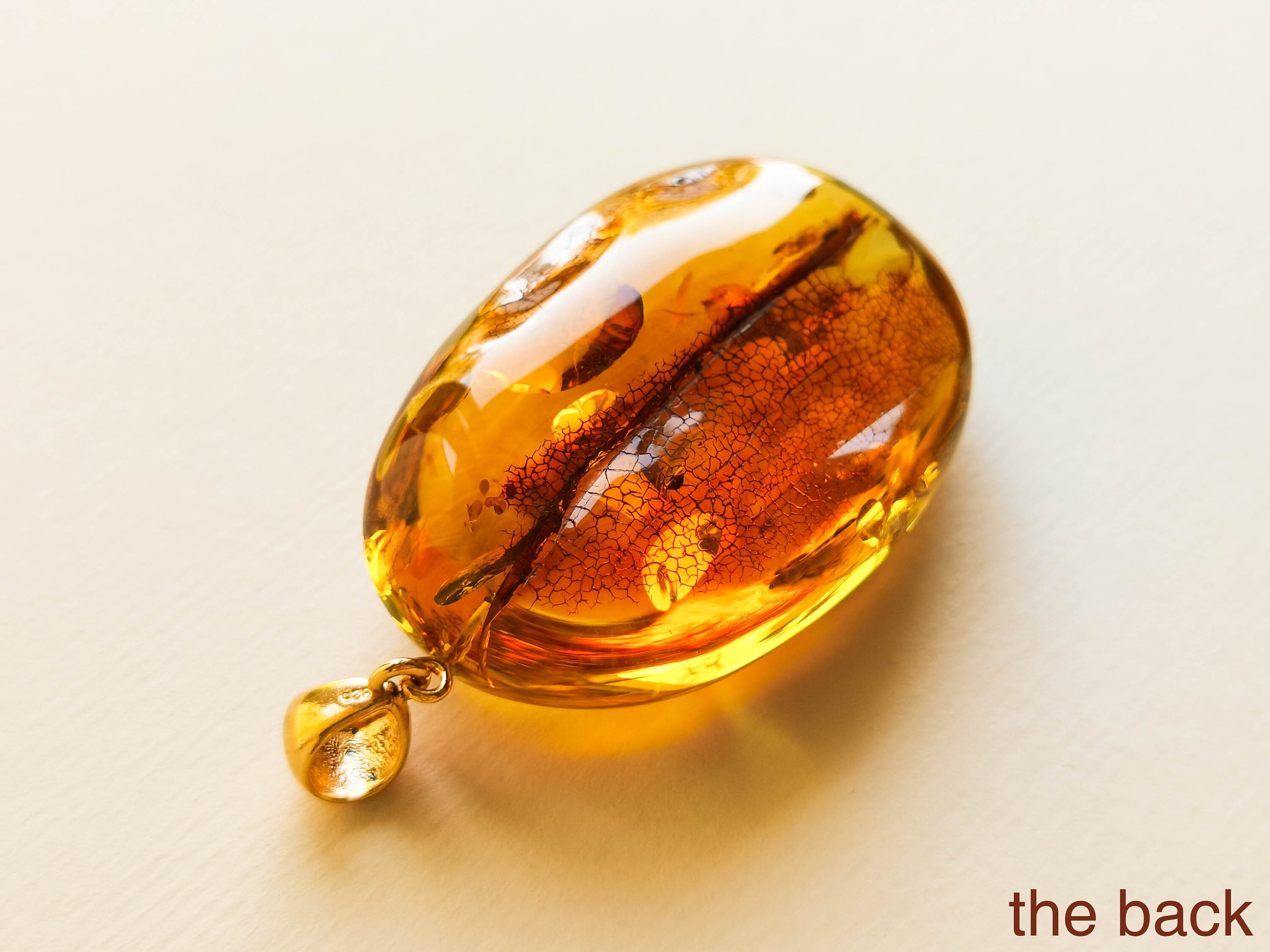 Bright natural amber pendant/ large amber pendant/ clear amber | Etsy